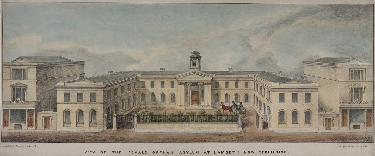 The Lambeth Asylum for Girls, Founded 1758, c.1840