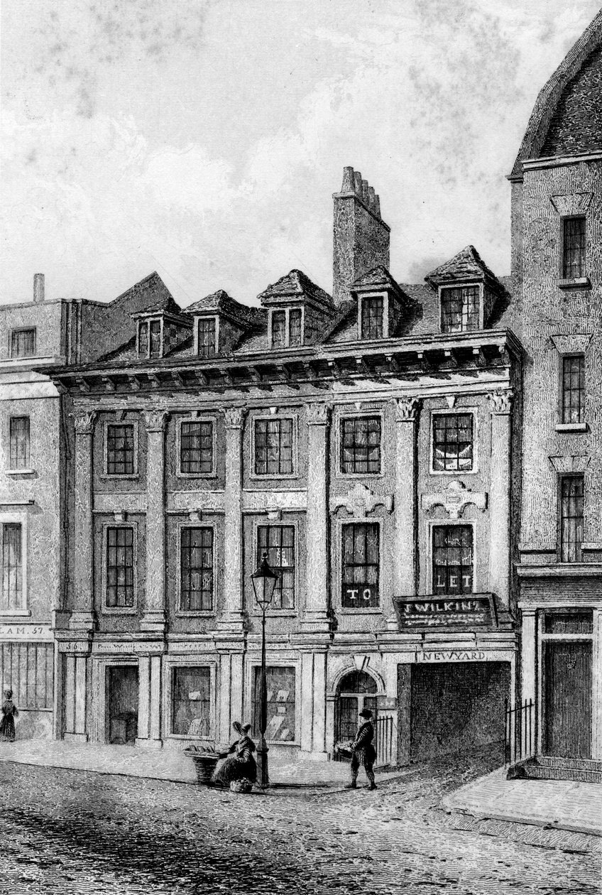 Residence of John Hoole, Great Queen Street, Lincoln's Inn Fields, London