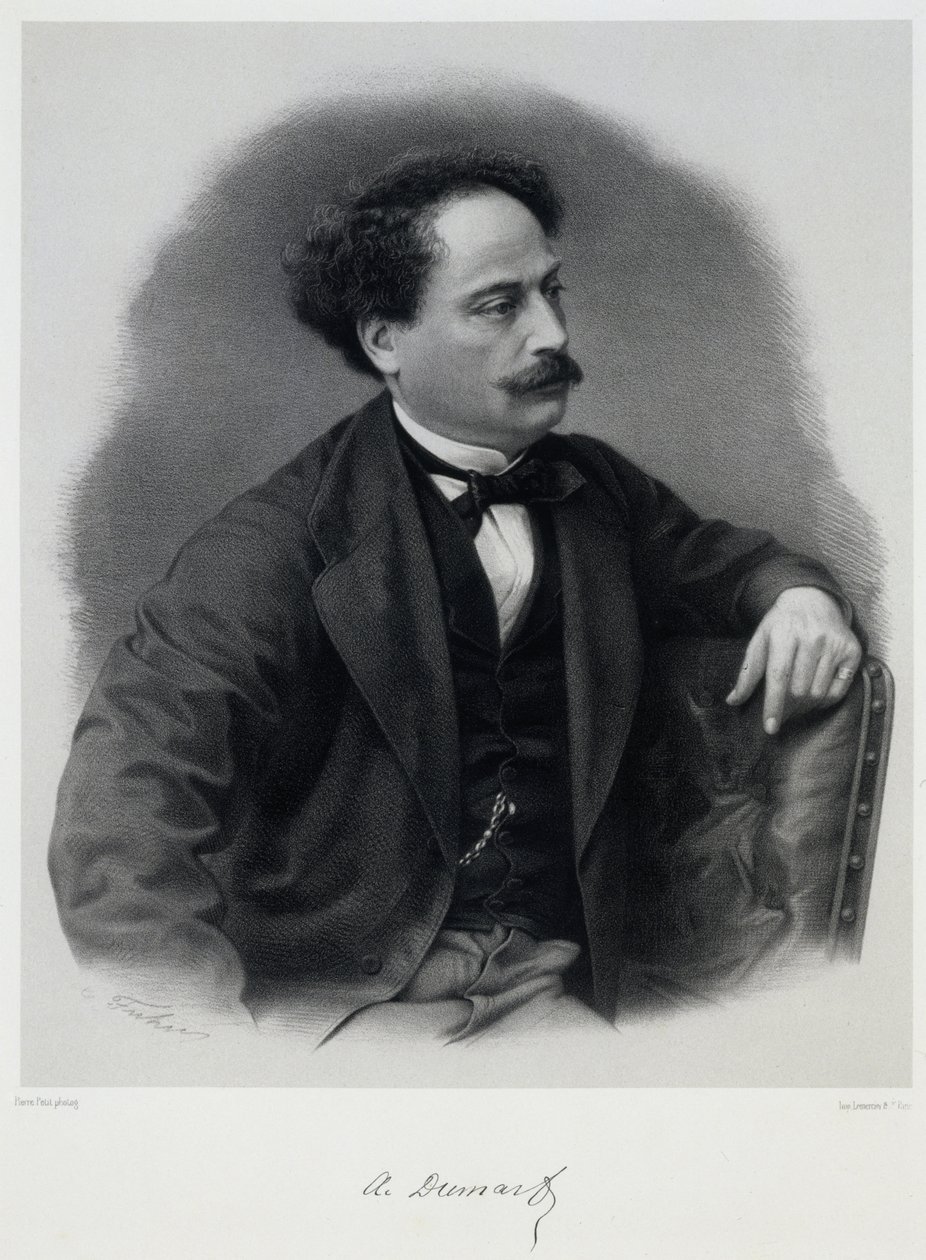 Alexandre Dumas, fils 1824-1895 by Charles-Jeremie Fuhr