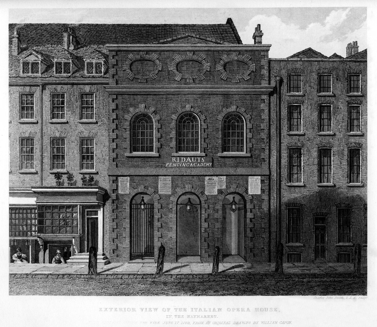 Exterior View of the Italian Opera House, Haymarket