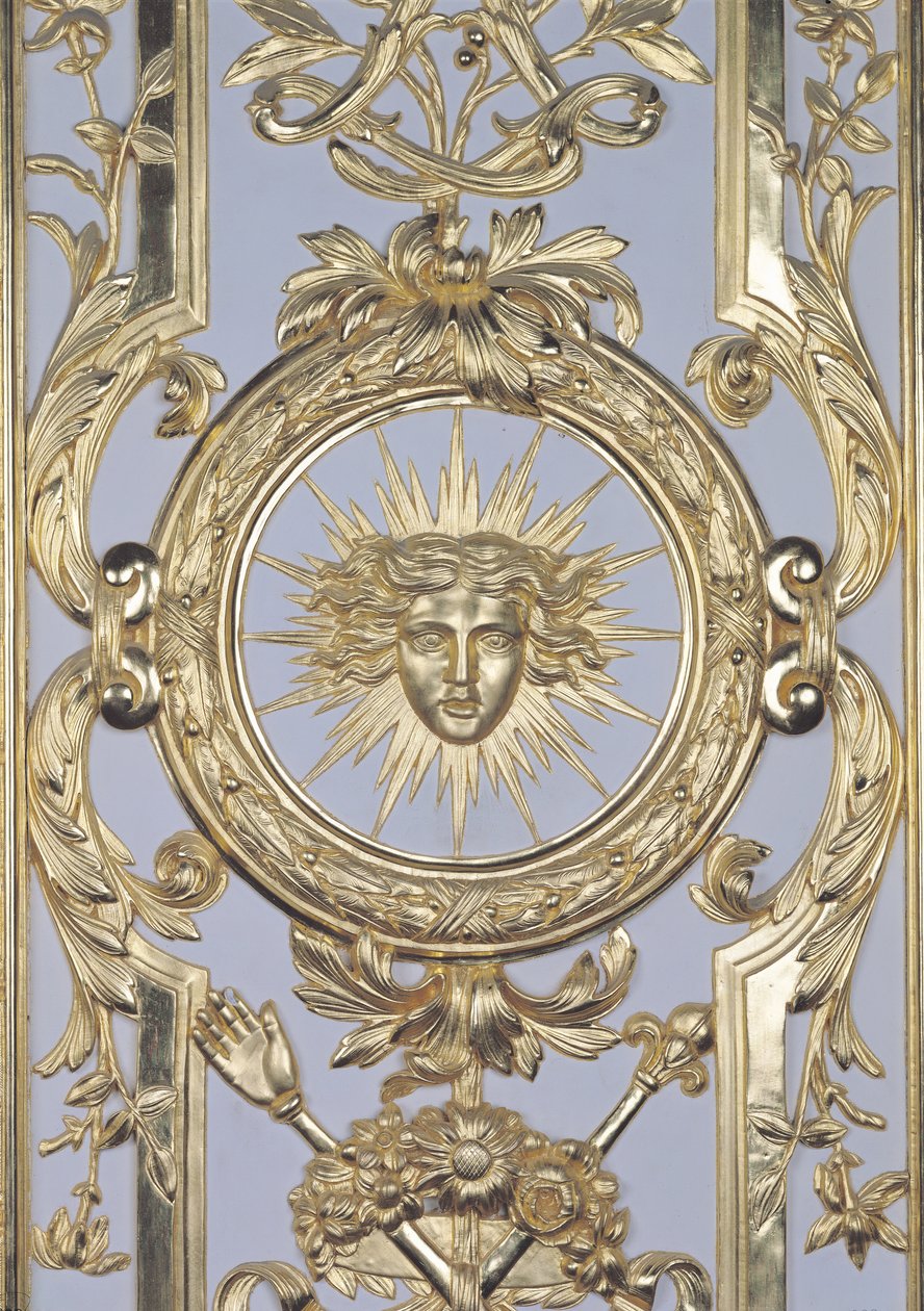 Panelling Depicting the Emblem of Louis XIV from the Salon de Venus ...