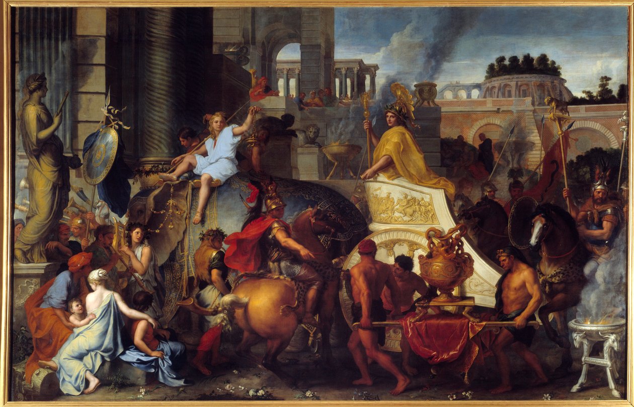 The Triumph of Alexander or Entry of Alexander the Great in Babylon