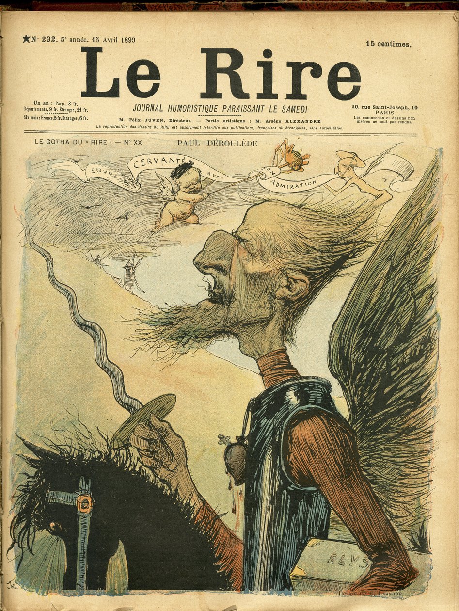 Illustration for the Cover of Le Rire by Charles Leandre