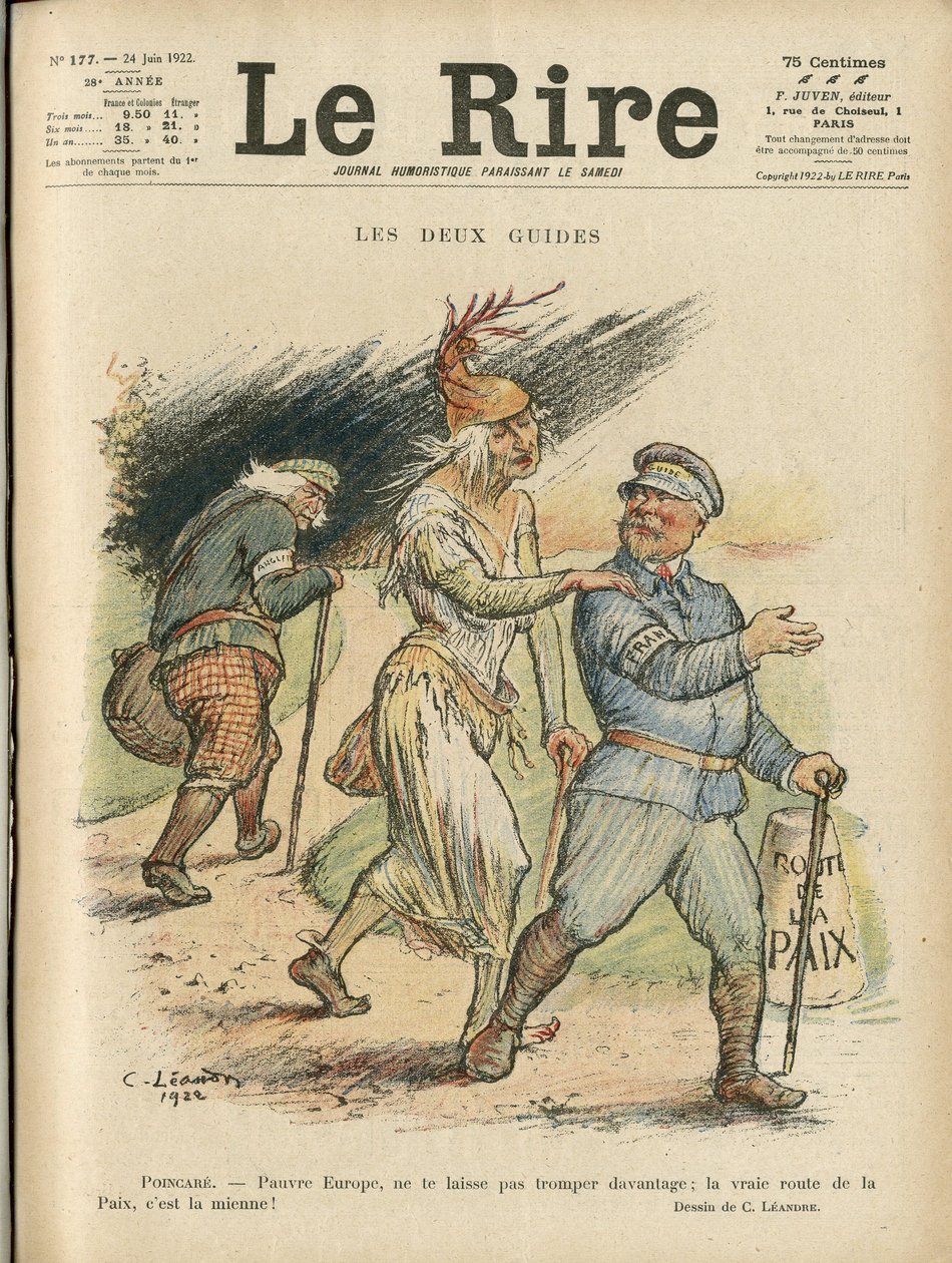 Illustration of Charles Leandre for the Cover of Le Rire, 24/06/22 ...