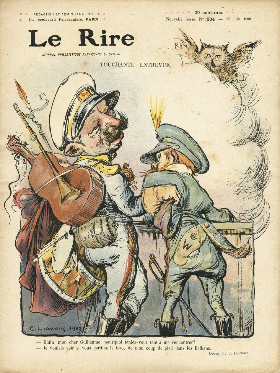 Illustration of Charles Leandre for the Cover of Le Rire, 26/06/09 ...