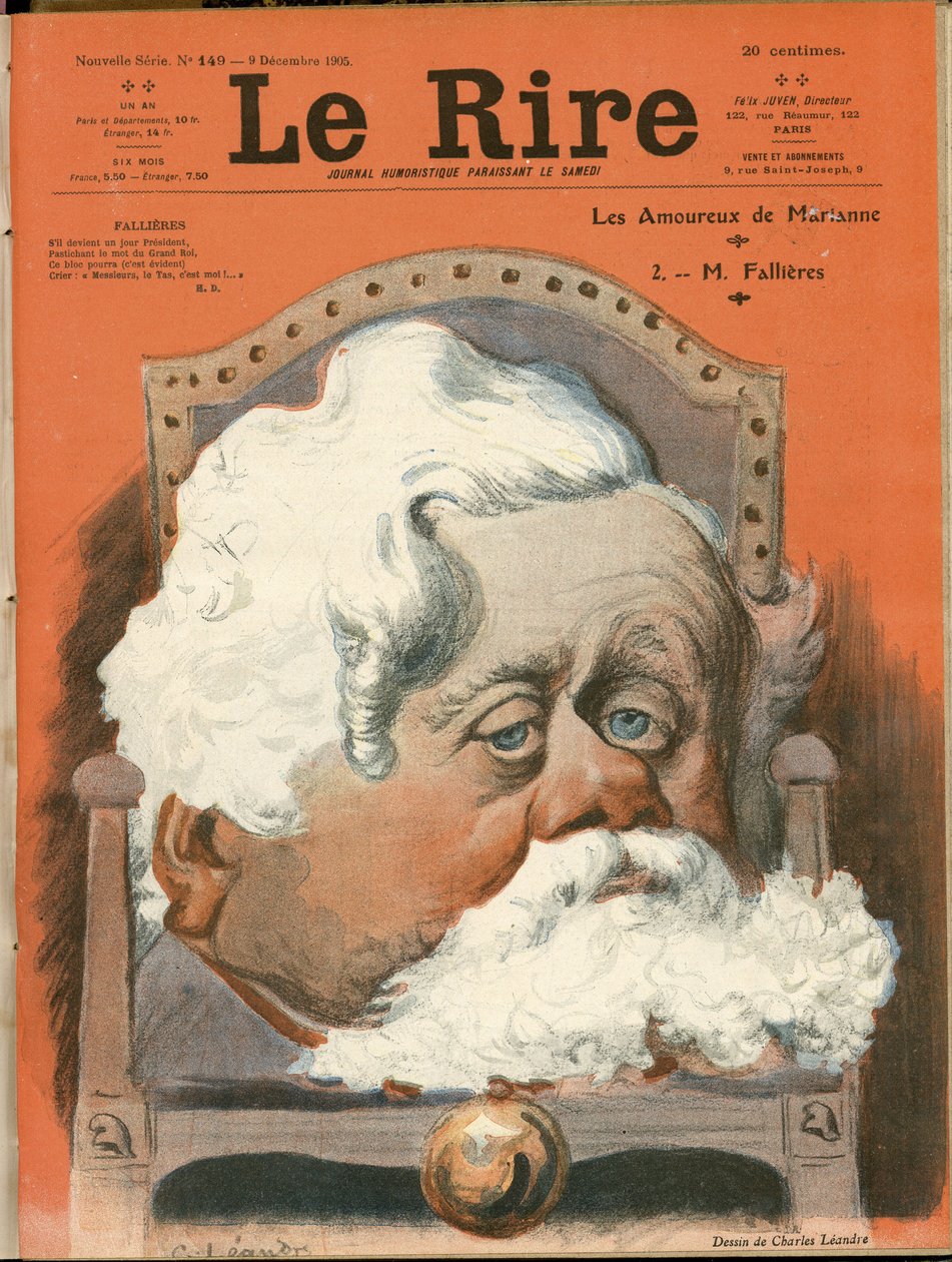 Illustration of Charles Leandre for the Cover of Le Rire, No. 149, 09 ...