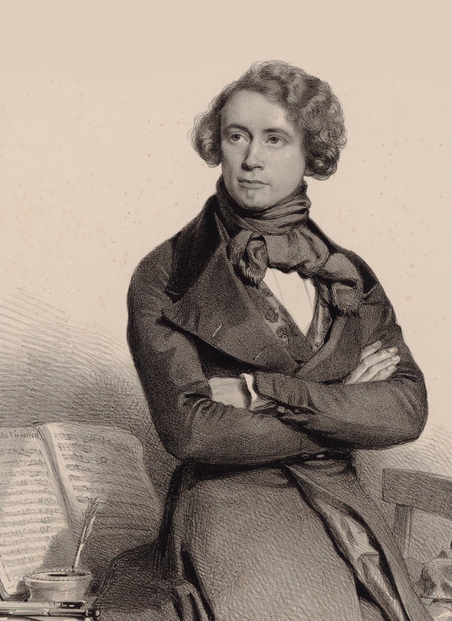 Portrait of the cellist and composer Adrien-François Servais