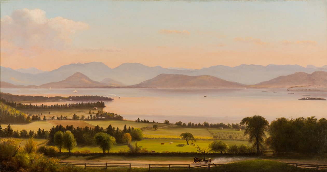 Adirondack Mountains, Burlington Bay Over Willard St.