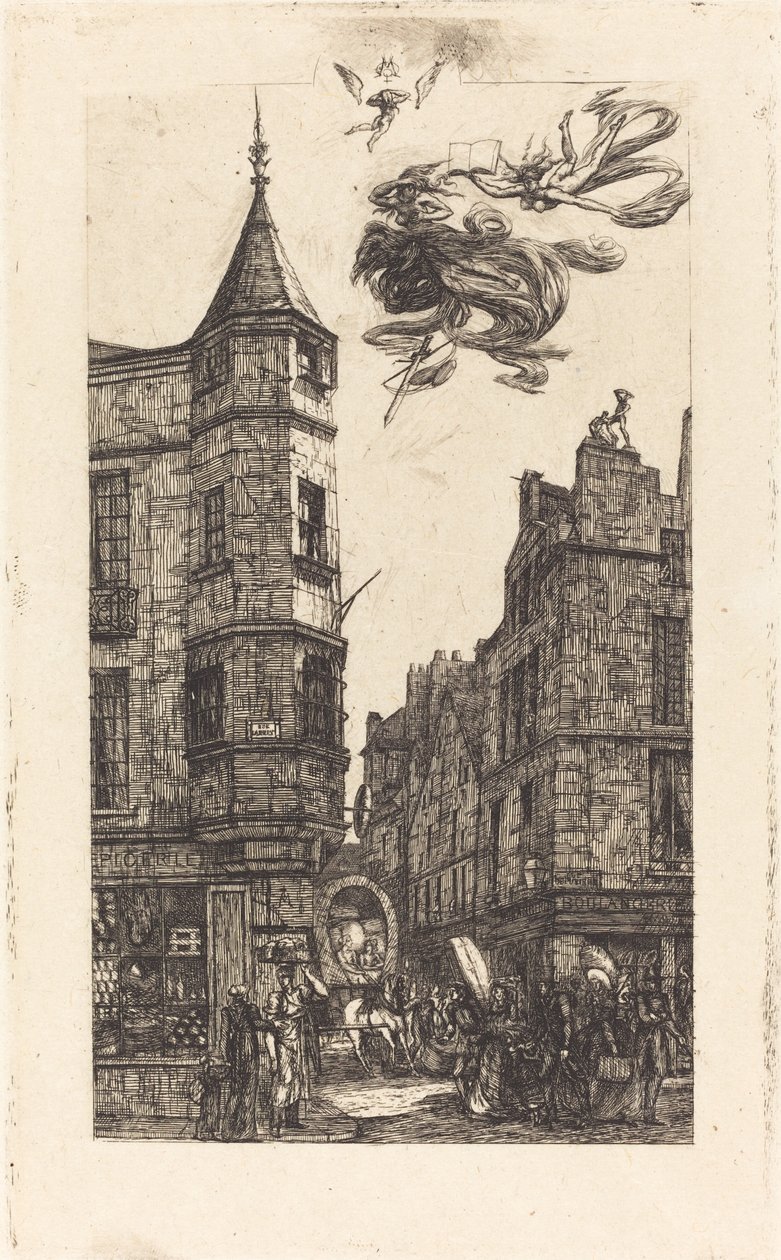 House with a Turret, No. 22, Street of the School of Medicine, Paris