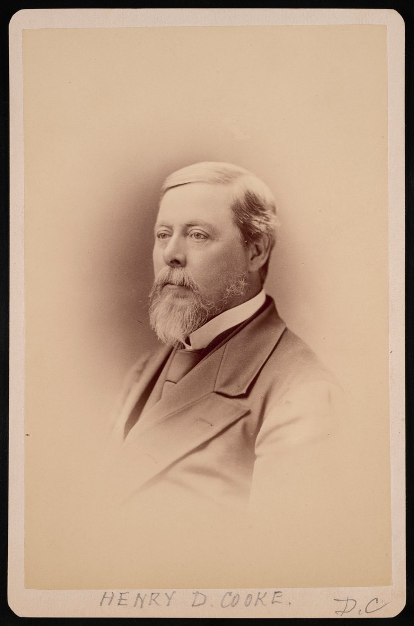 Portrait of Henry David Cooke 1825-1881