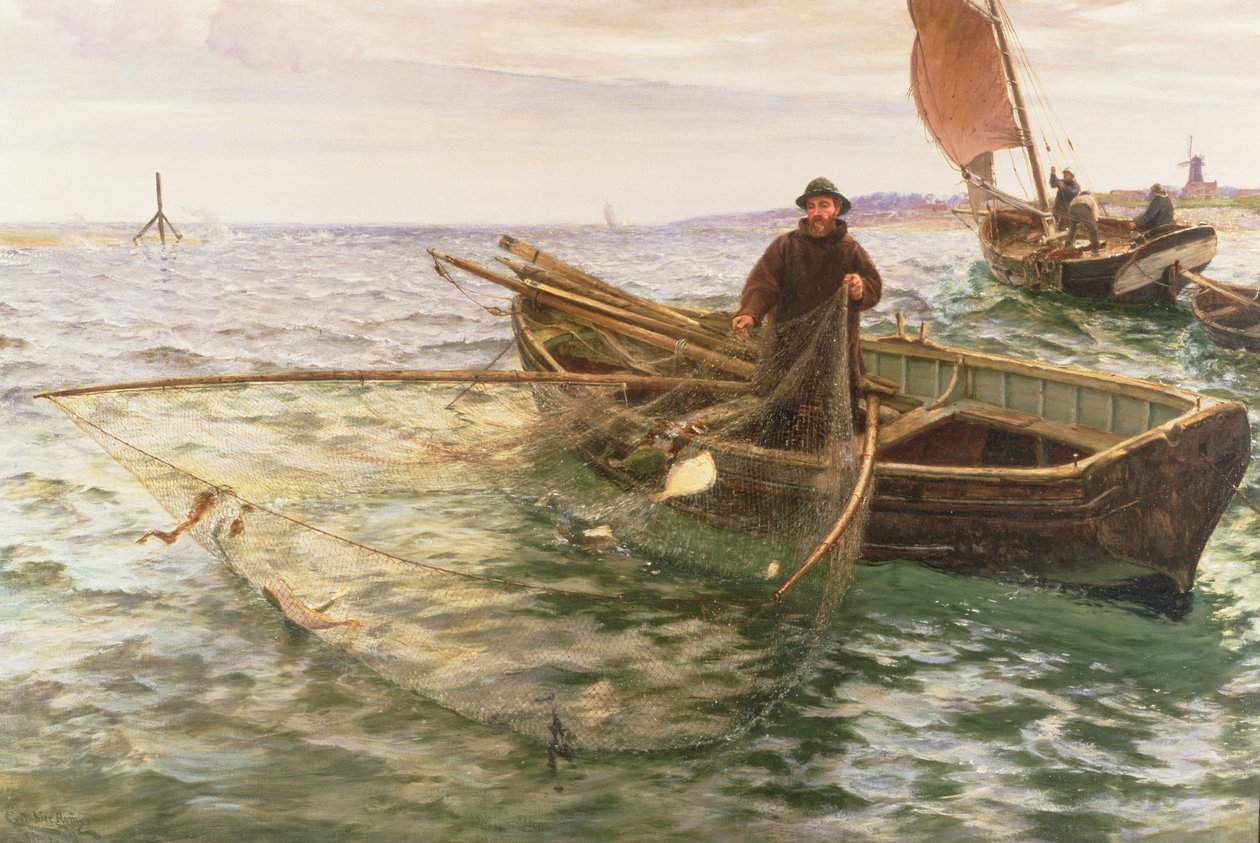 The Fisherman by Charles Napier Hemy: Buy fine art prints