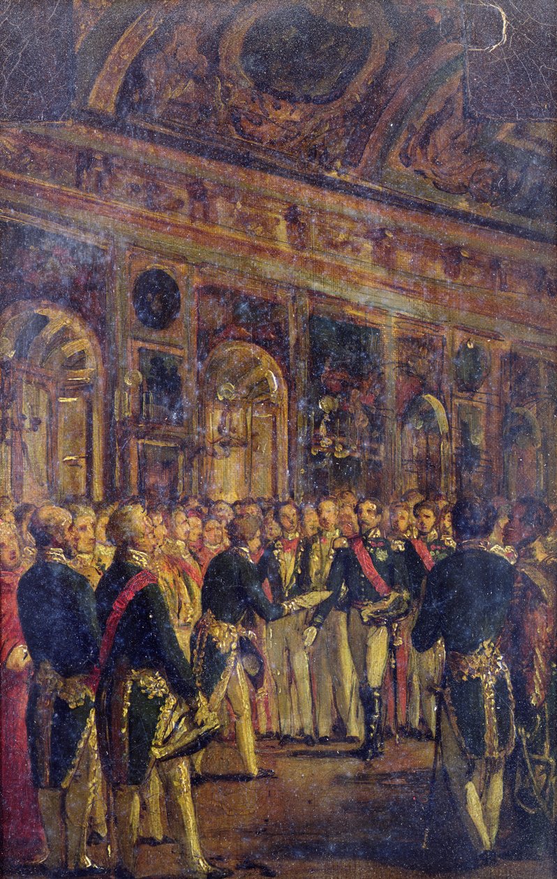 The Senate Presenting Louis Napoleon Bonaparte with the Result of the ...