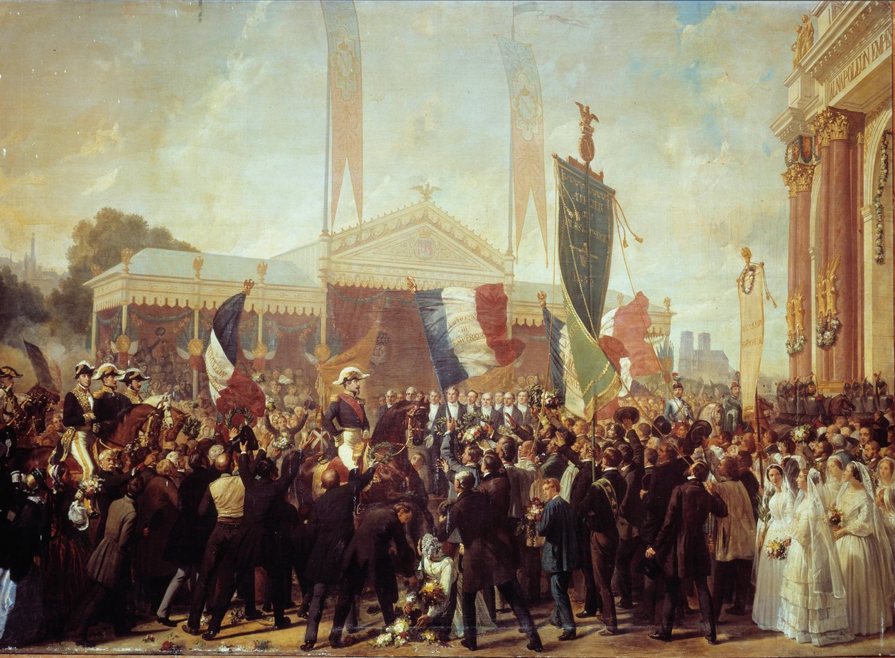 Triumphant Entrance of Prince President Louis Napoleon Bonaparte in ...
