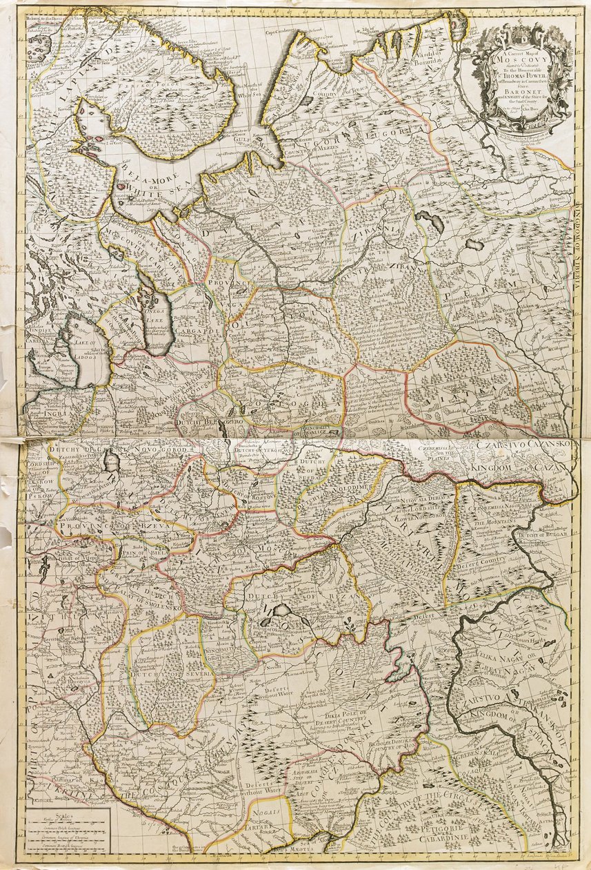 Map of Muscovy by Charles Price: Buy fine art print
