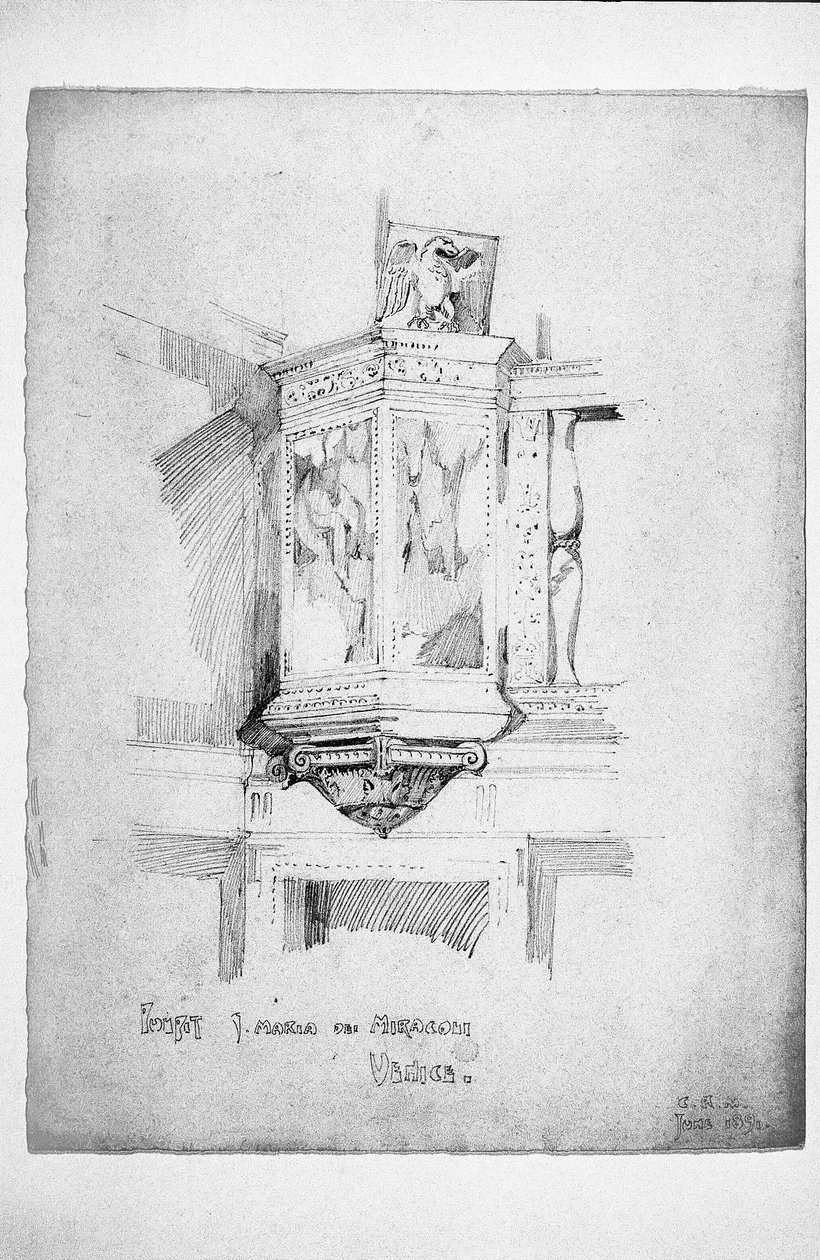 Pulpit, S. Maria dei Miracoli, Venice, 1891