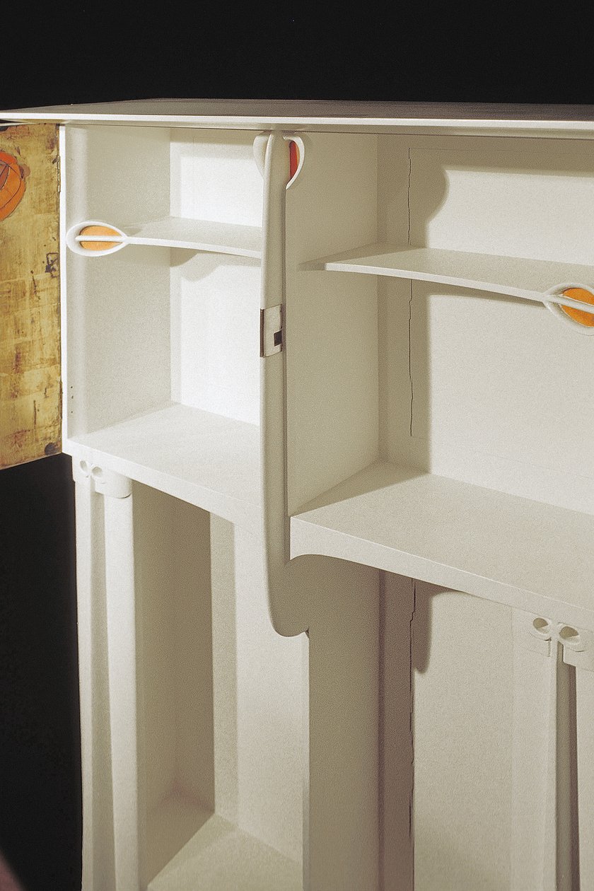 White cabinet designed for Mrs. Rowat, 1902