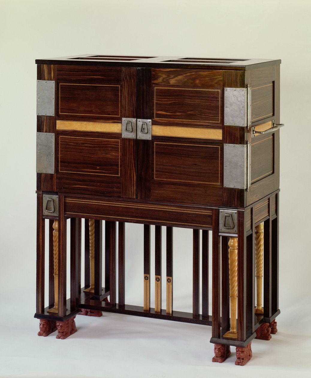 Writing Cabinet, Colour Plate VI from C.R. Ashbee by Alan Crawford ...