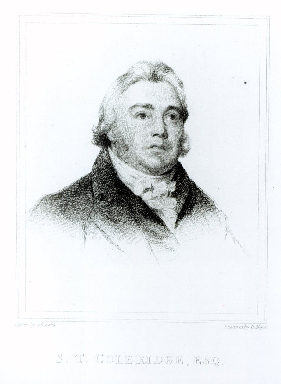 Portrait of Samuel Taylor Coleridge, Engraved by Henry Meyer