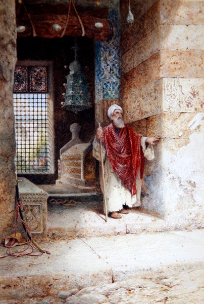 The Entrance to the Mosque, c.1870 by Charles Robertson