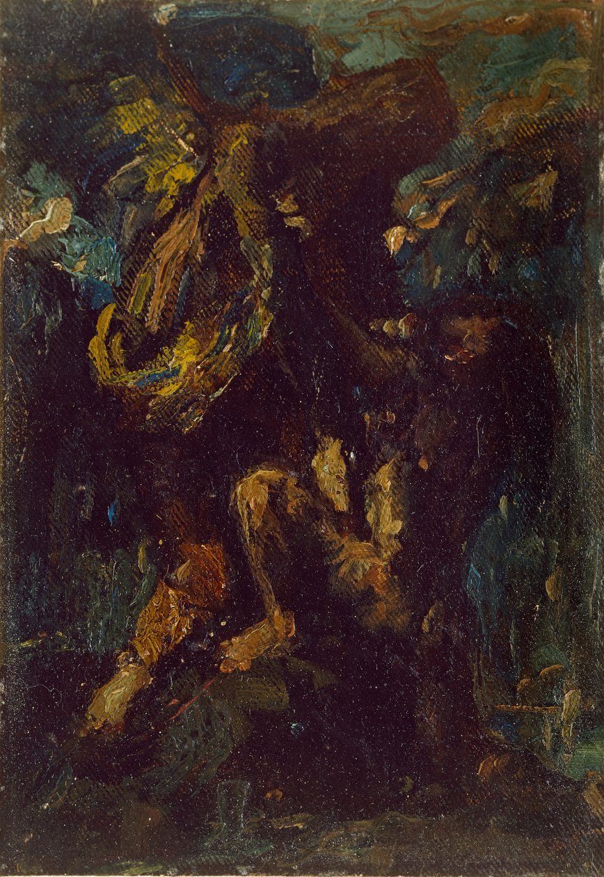 Jacob Wrestling with the Angel by Charles S Ricketts