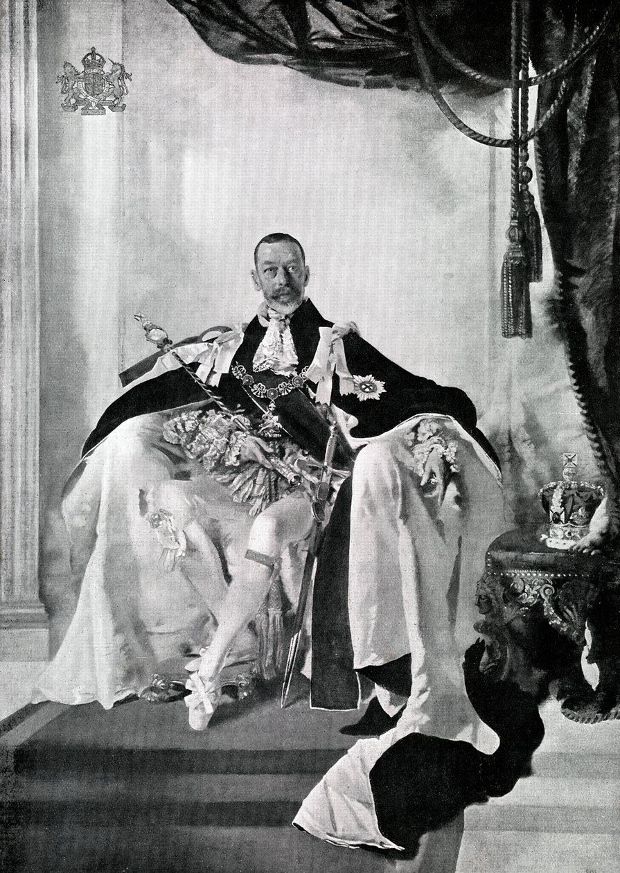 George V by Charles Sims: Highest-quality art reproduction