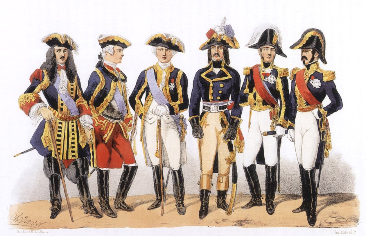 Costumes of the French Army: Military Officers