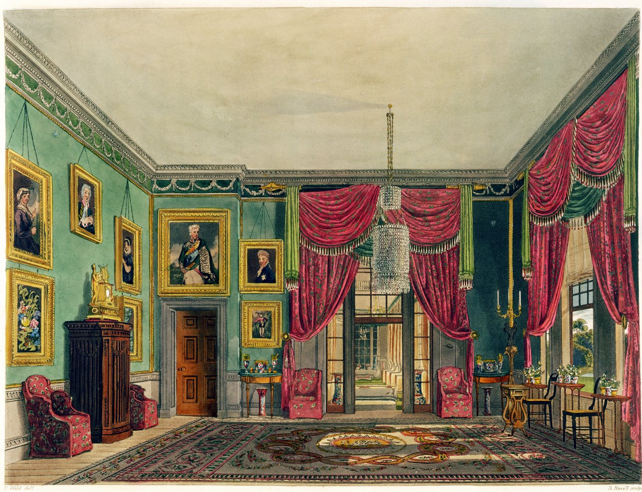 The Green Pavilion, Frogmore House, from 'The History of the Royal ...