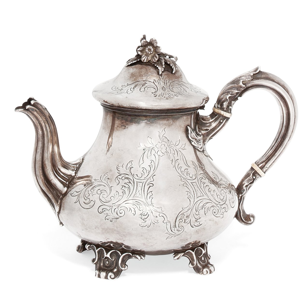 Victorian Teapot by Charles and Storer Reily: Fine art print