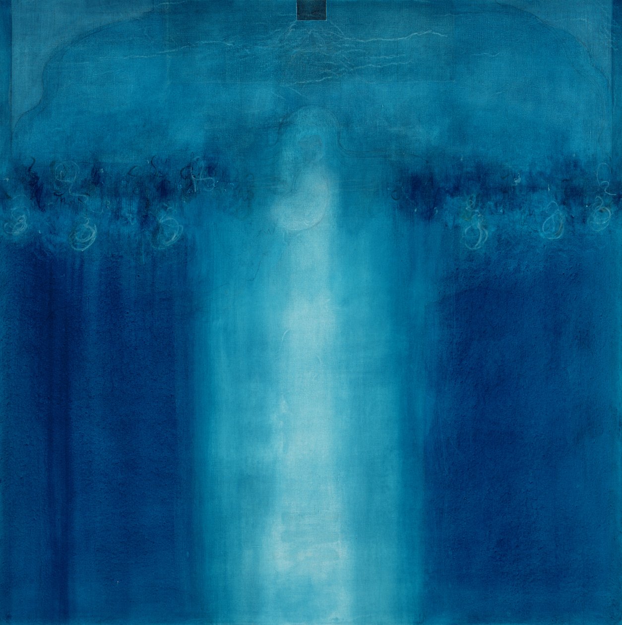 Untitled blue painting, 1995 by Charlie Millar