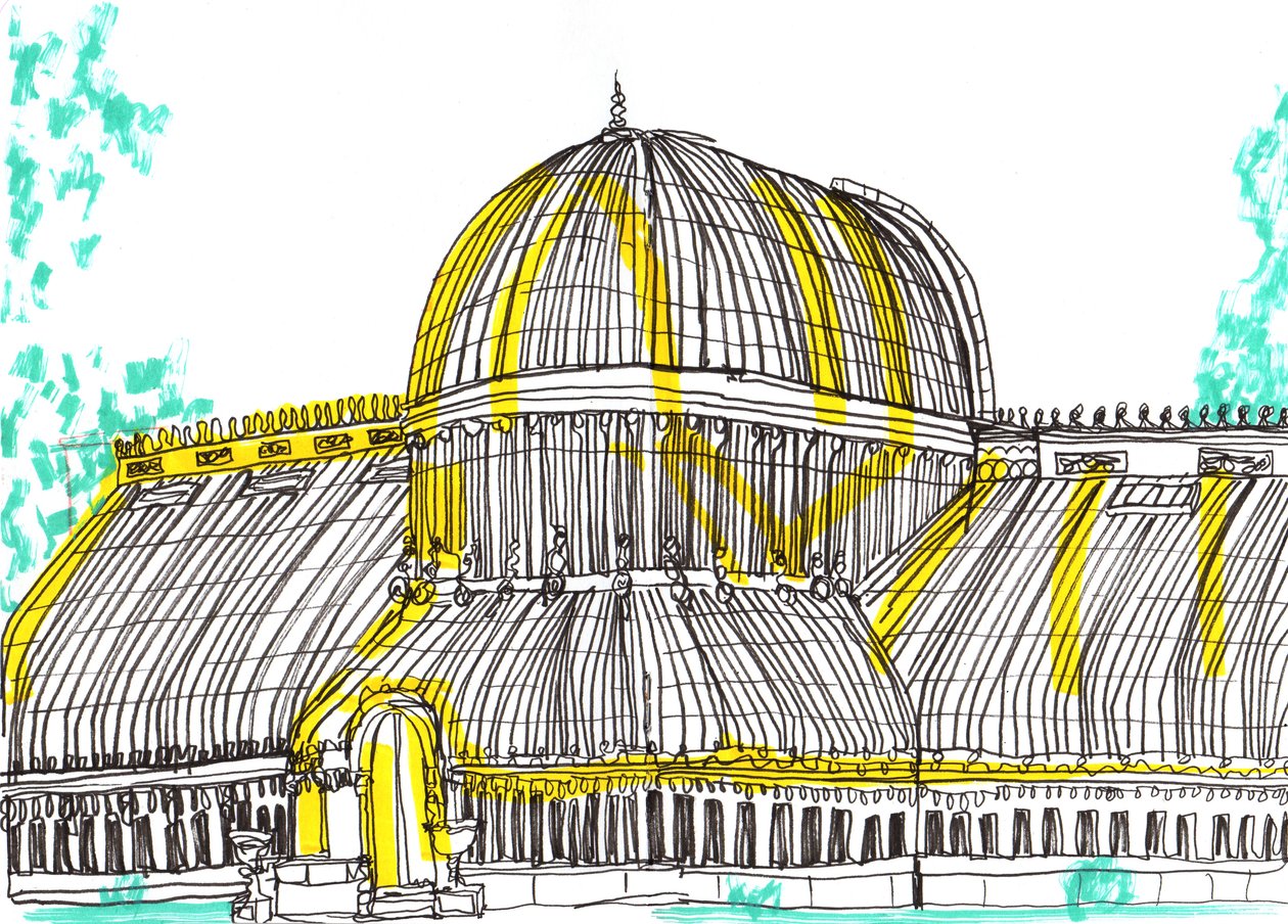 Botanic Gardens, Belfast by Charlotte Orr: Fine art print