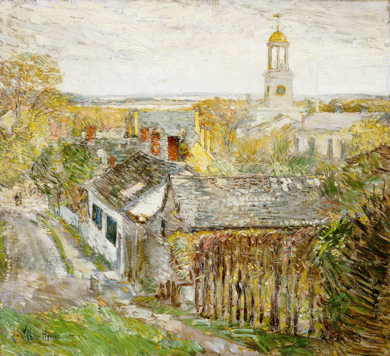 Quincy, Massachusetts by Childe Frederick Hassam