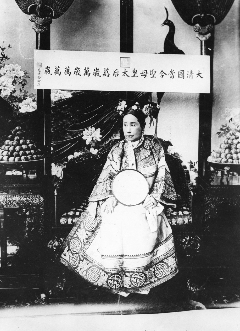 Empress Dowager Cixi of China by Chinese Photographer