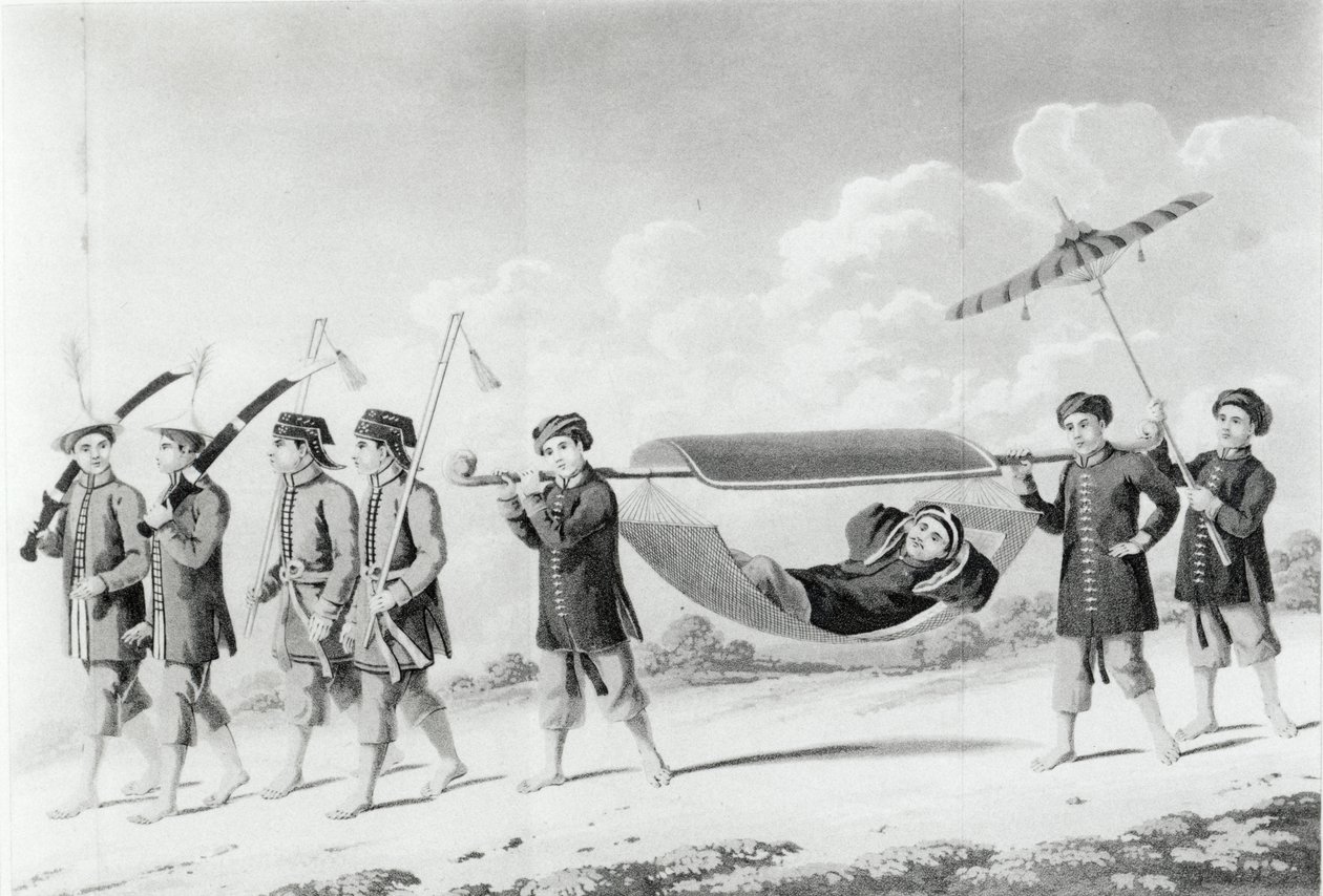 A Litter by Chinese School: Highest-quality art reproduction