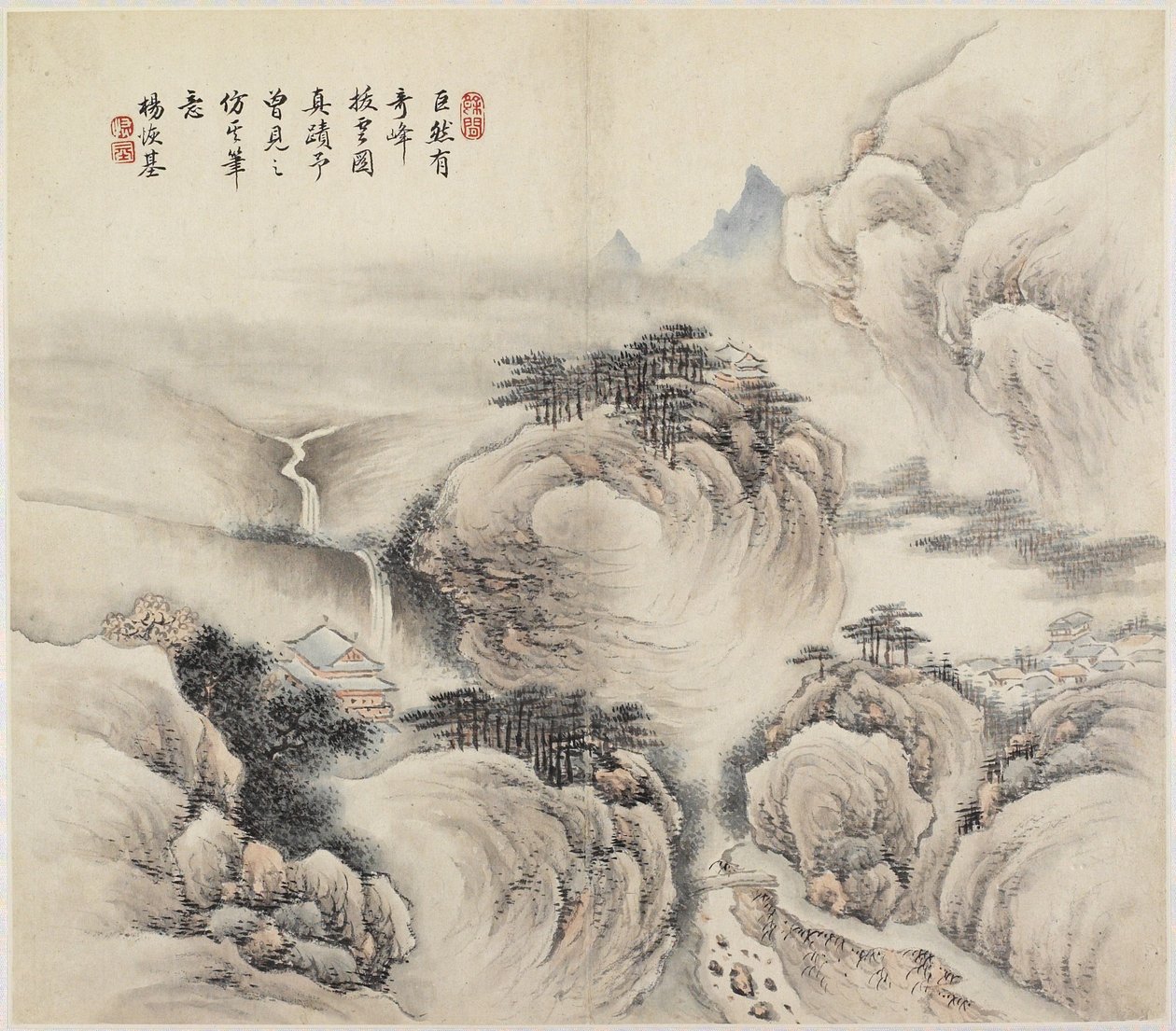Landscape by Chinese School: High-quality fine art print