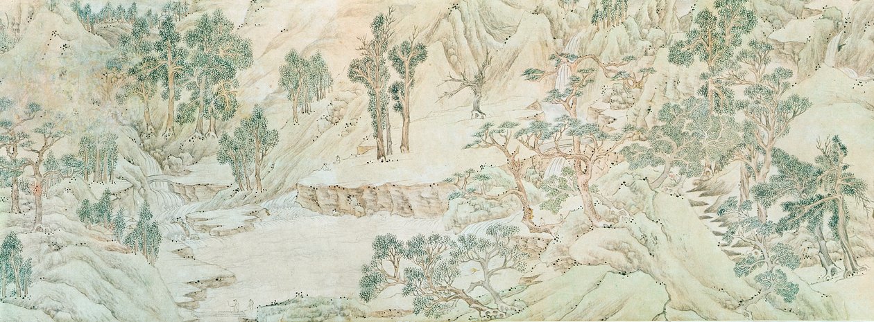 Landscape, Ming Dynasty by Chinese School: Fine art print