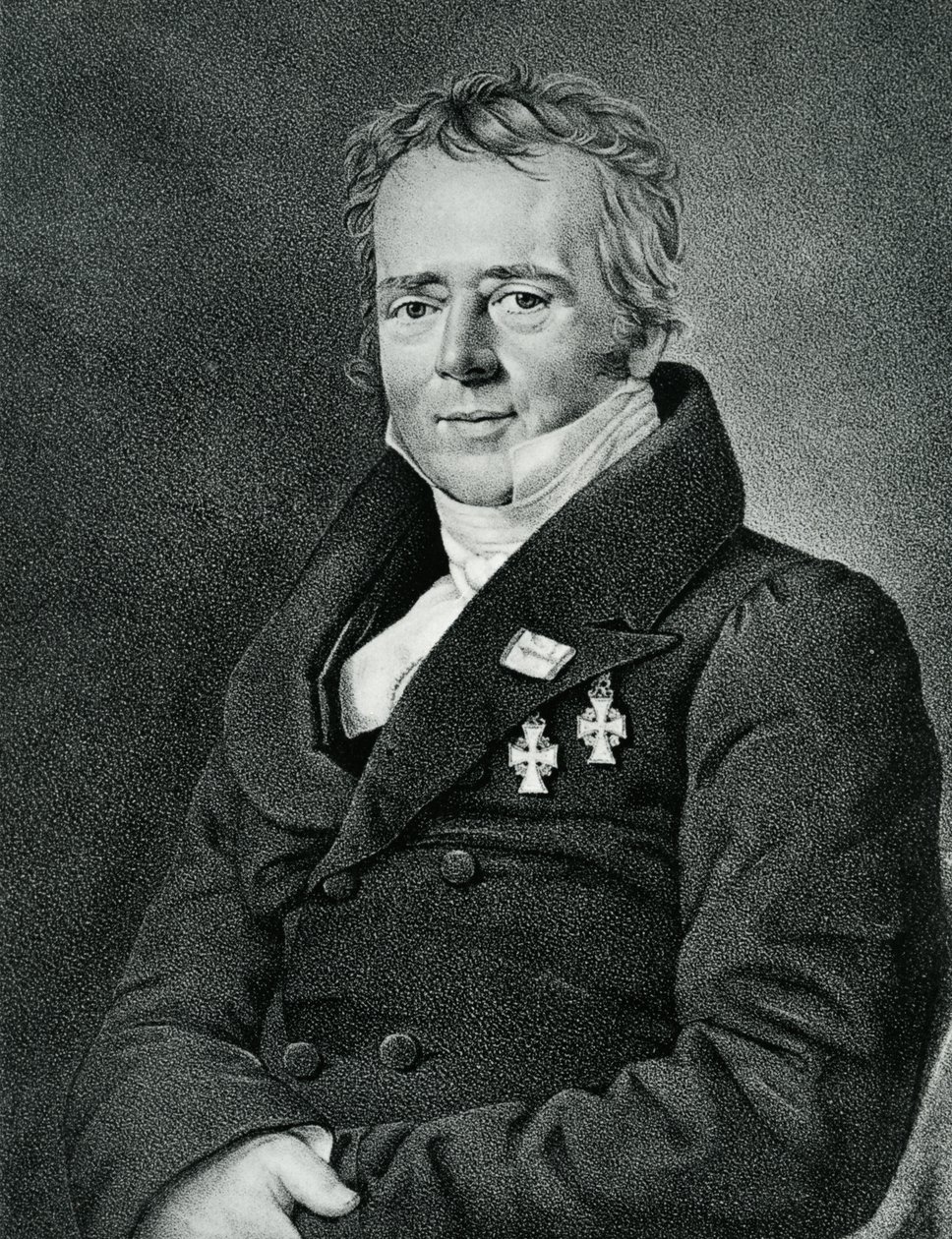 Hans Christian Orsted, engraved by Kaufmann