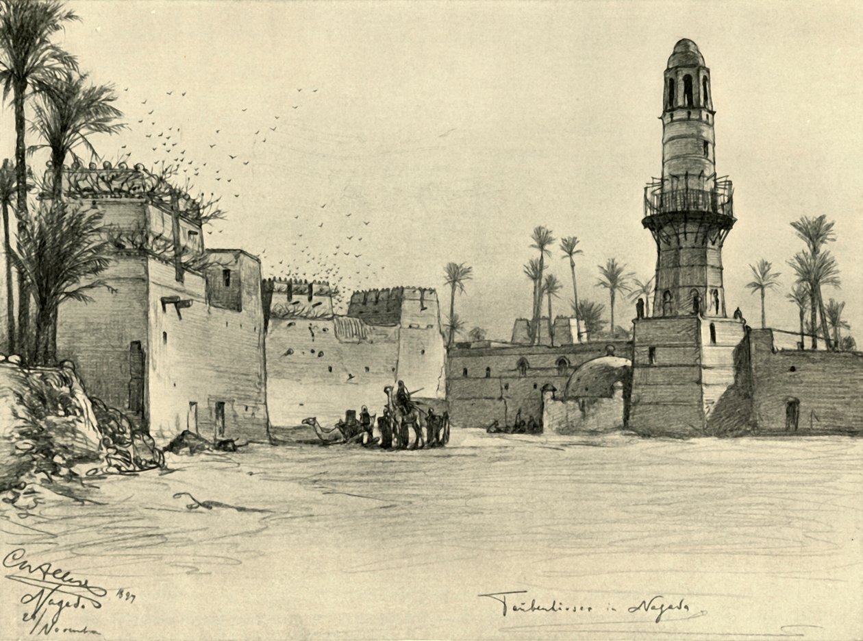 Houses in Nagada, Egypt by Christian Wilhelm Allers