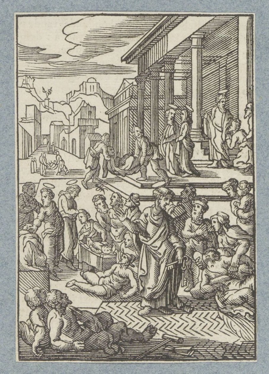 Peter Heals the Sick with His Shadow