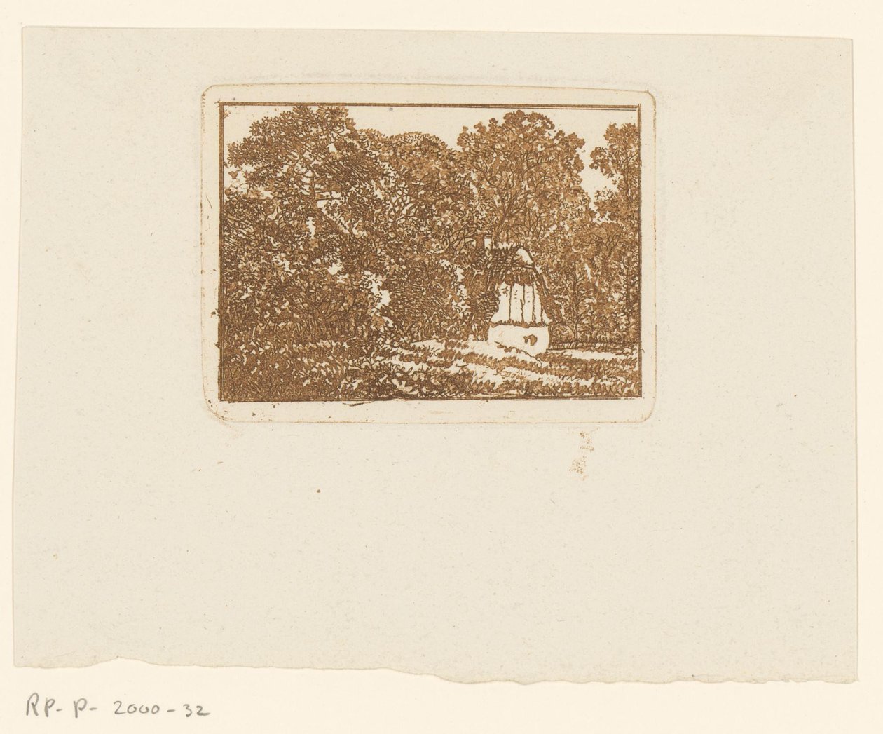 Peasant Hut in Forest by Christoph Nathe: Fine art print