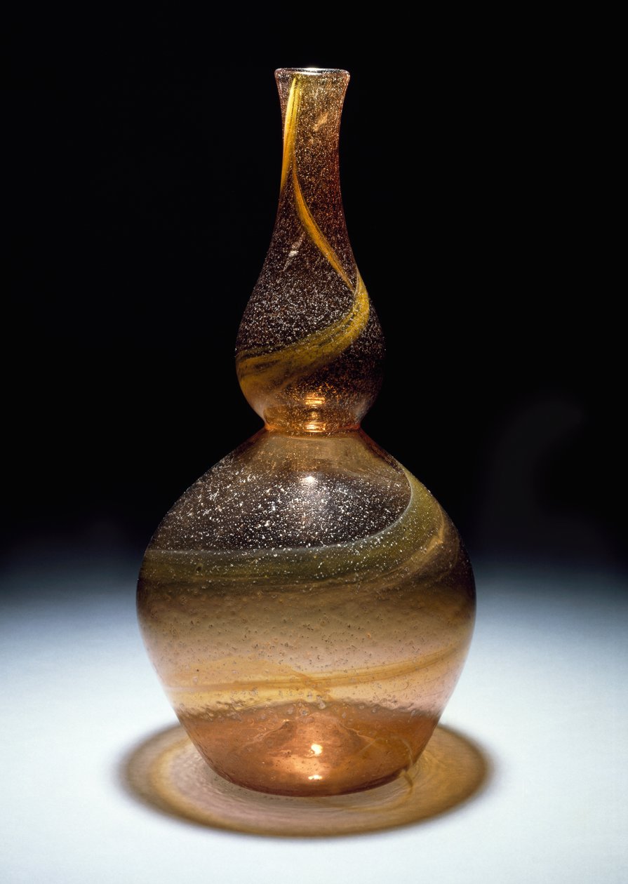 Clutha glass vase by Christopher Dresser: Fine art print