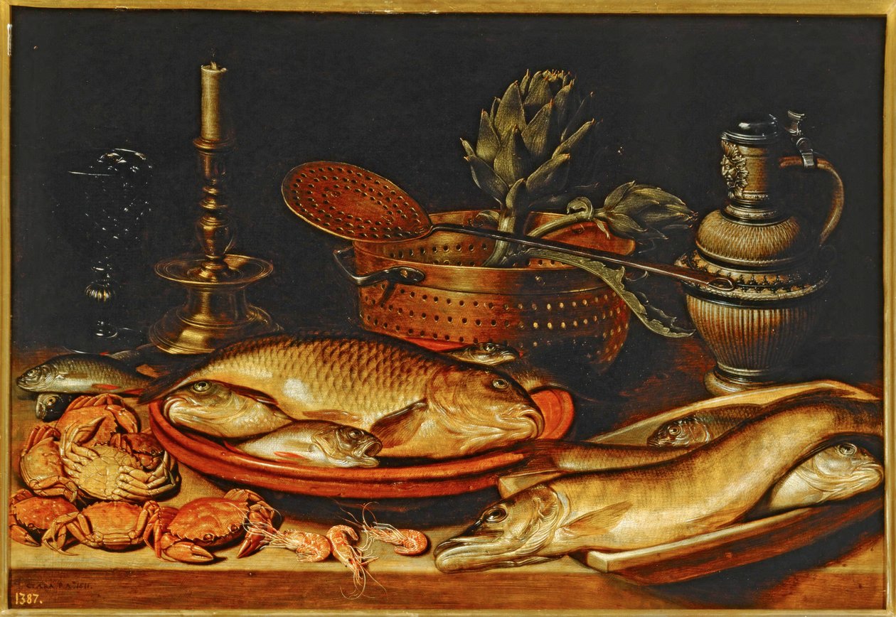 Still-life with Fish by Clara Peeters: Buy fine art print