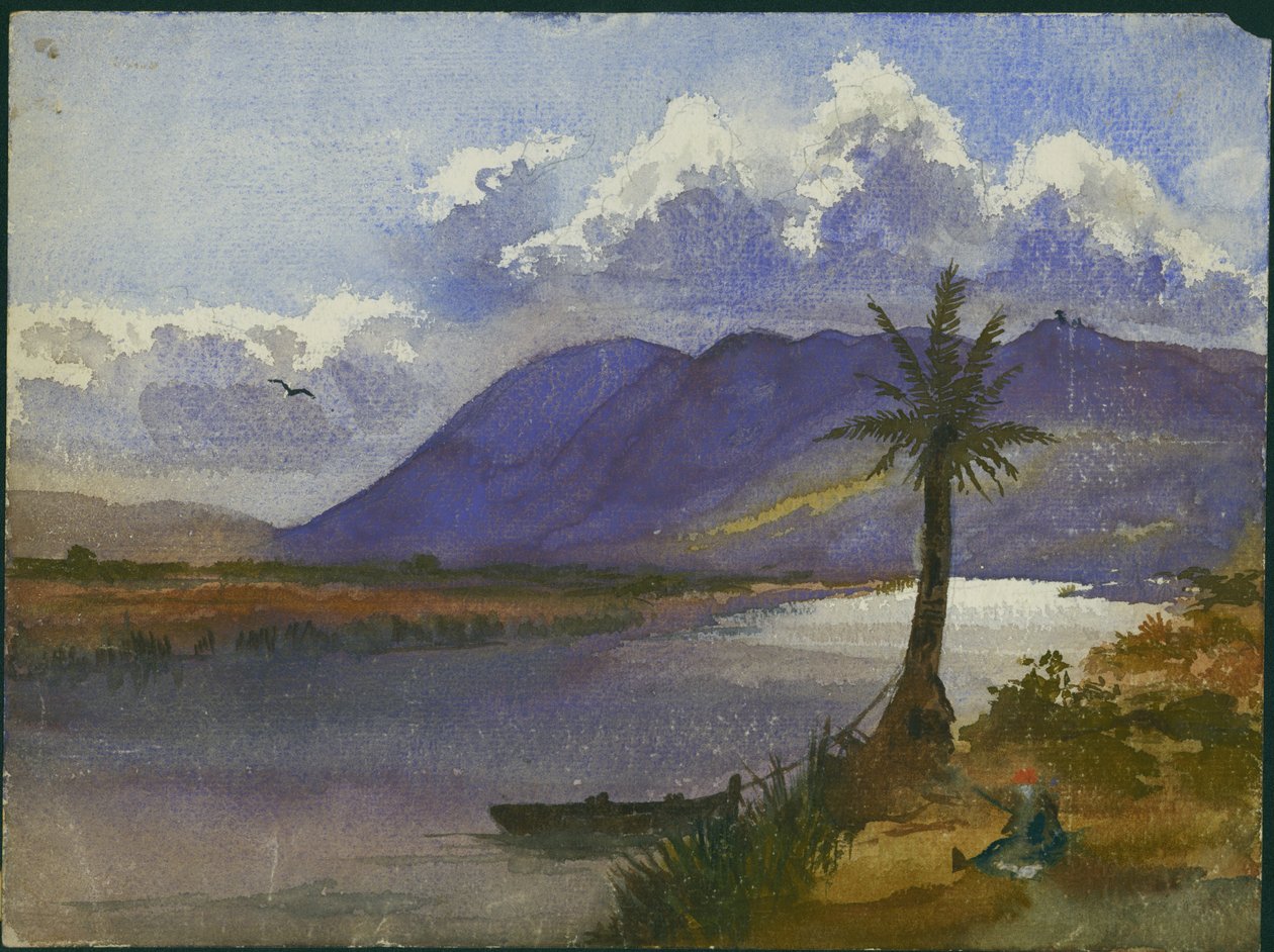 River Kishon and Carmel by Claude Conder: Fine art print