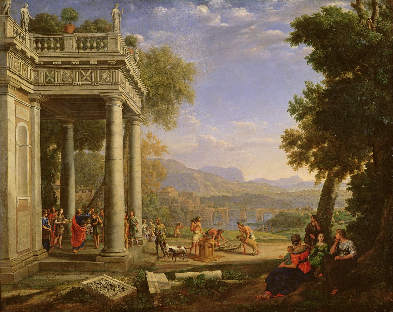 David is Consecrated King by Samuel by Claude Lorrain