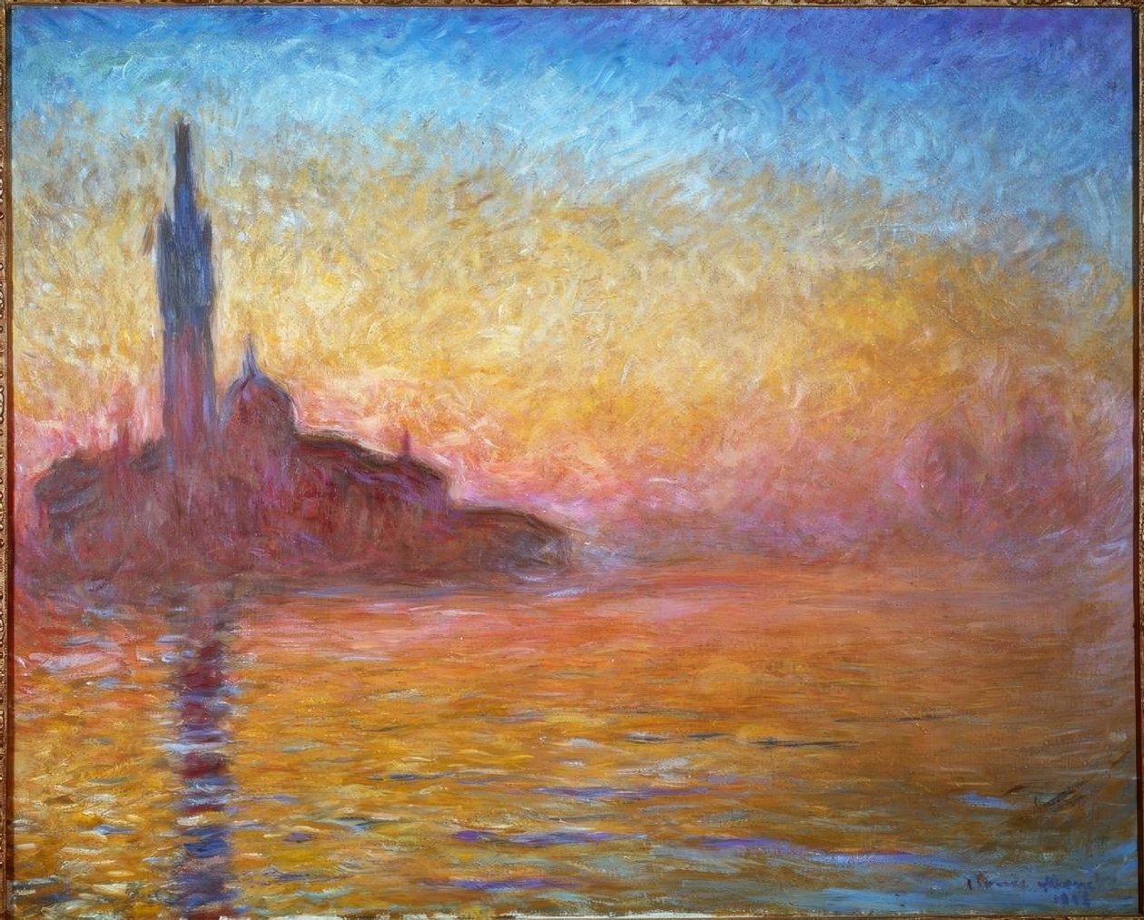 Twilight in Venice by Claude Monet: Premium art reproduction