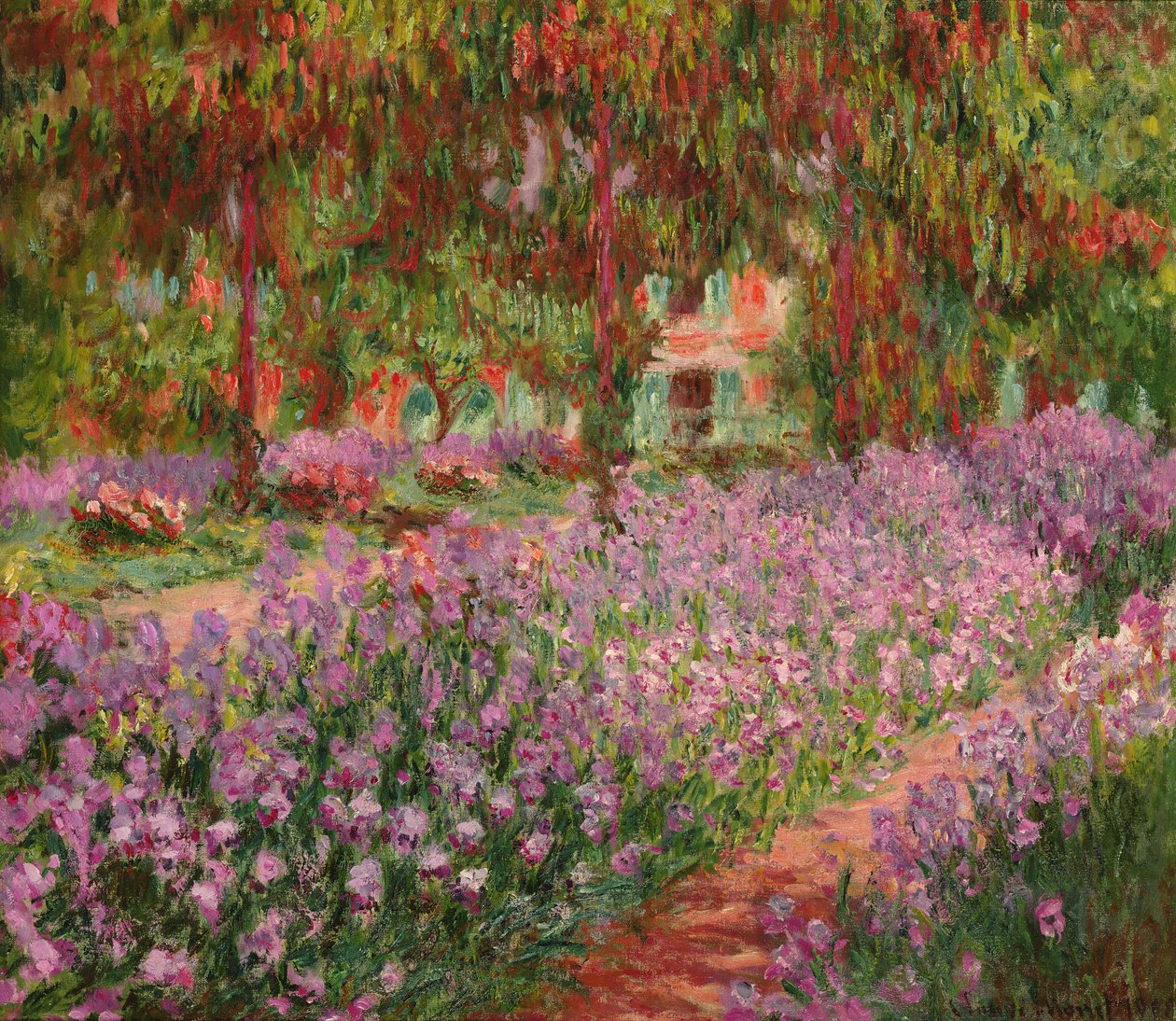 The Garden at Giverny, 1900 by Claude Monet