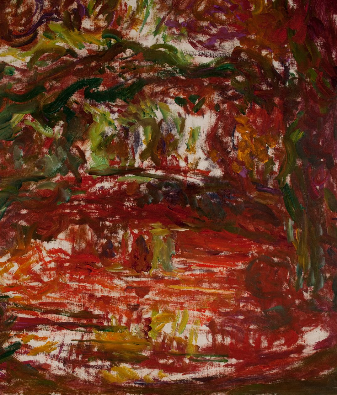 The Japanese Bridge at Giverny (detail), 1918-24