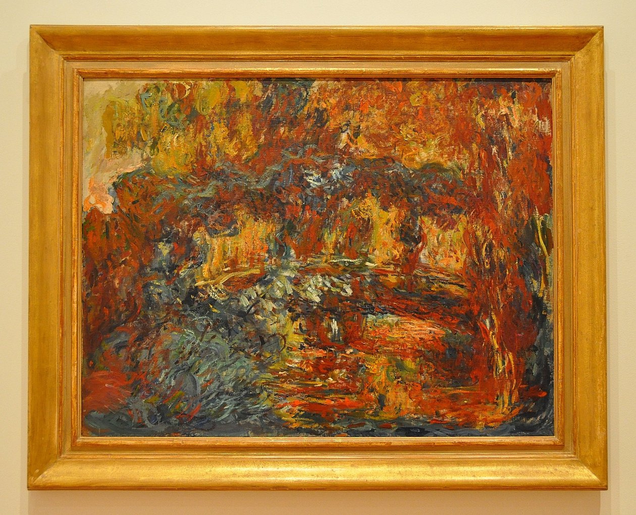 The Japanese Footbridge by Claude Monet: Fine art print