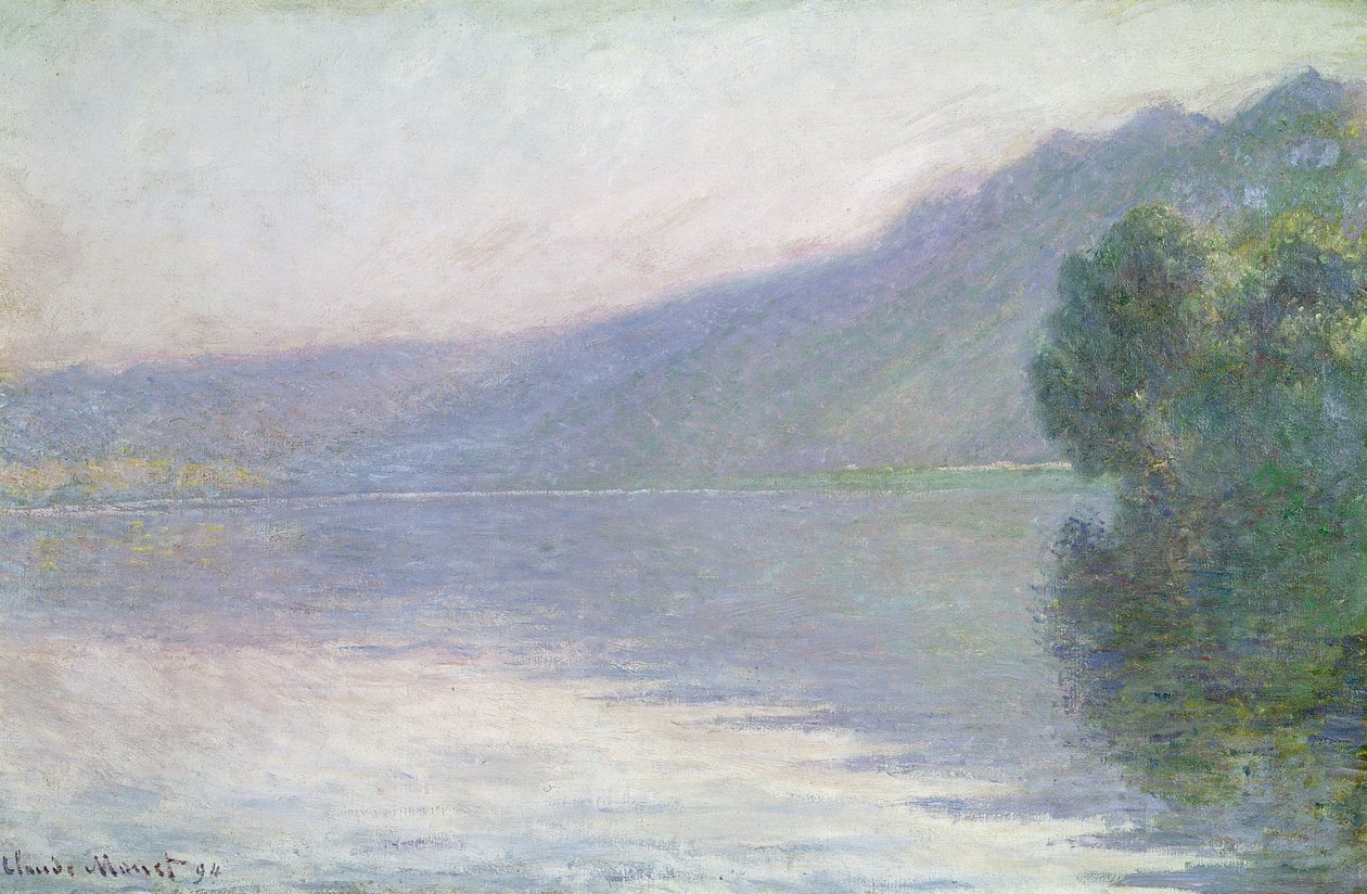 The Seine at Port-Villez by Claude Monet: Fine art print