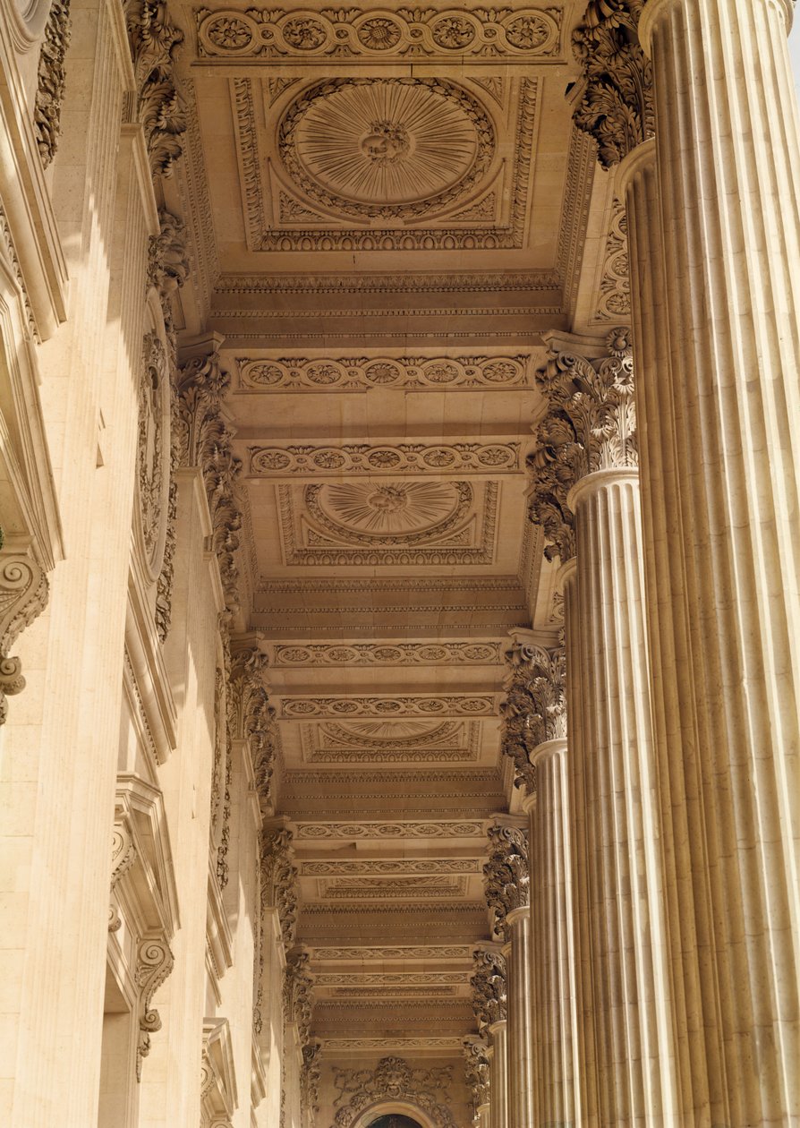 View of the Ceiling of the Colonnade of the Louvre
