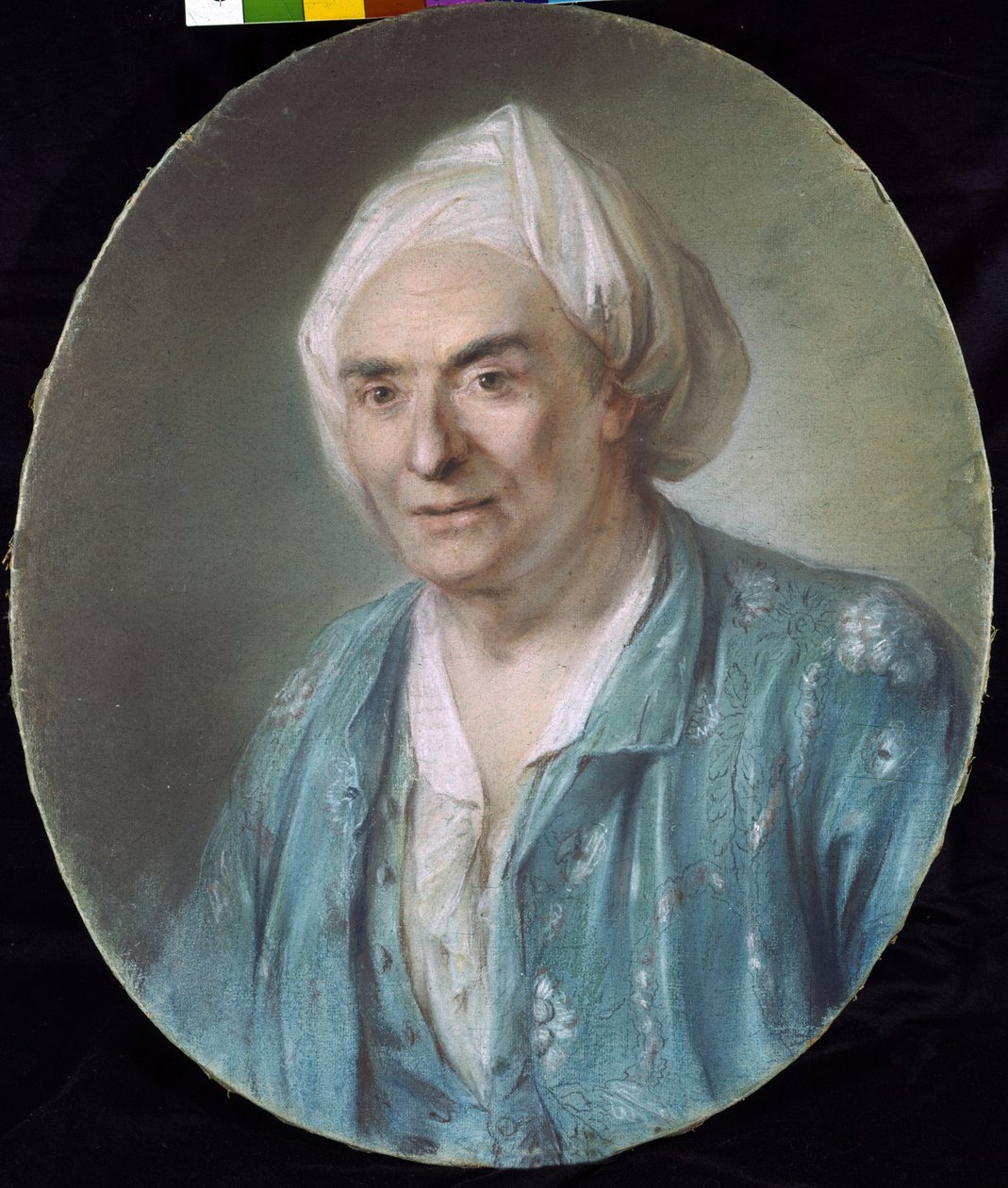 Portrait of Denis Diderot by Claude Bornet: Fine art print